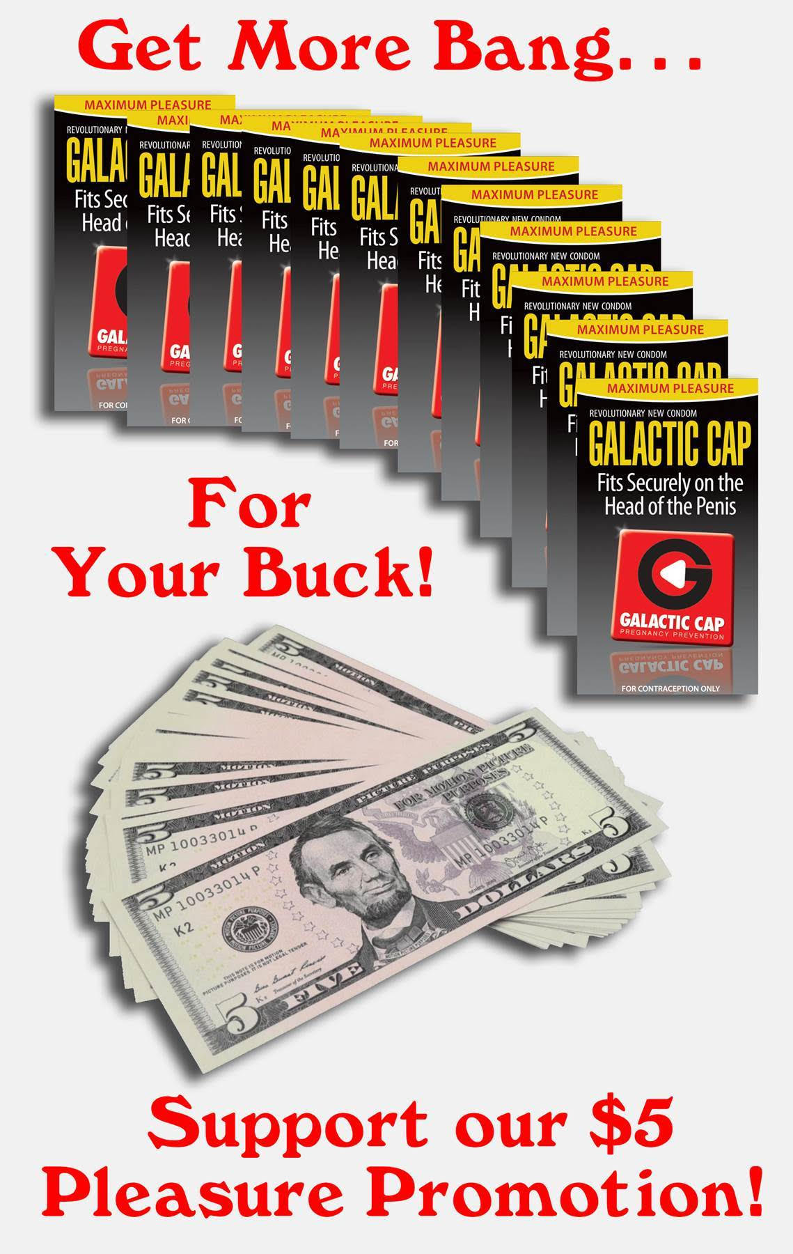 Galactic Cap - A Condom Men WANT to Wear